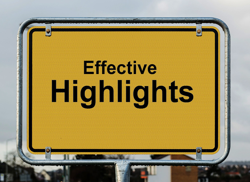 Effective Highlighting: Drawing Attention to Your Important Information