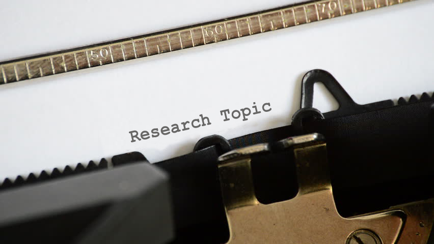 Selecting a Research Topic
